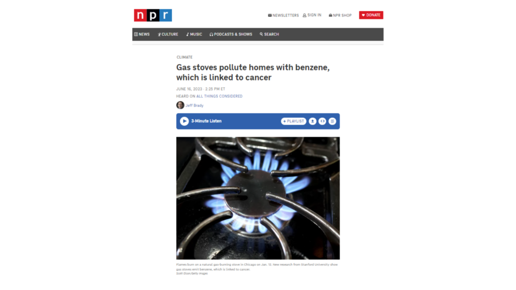 PSE Healthy Energy - Case Study on Gas Stove Research